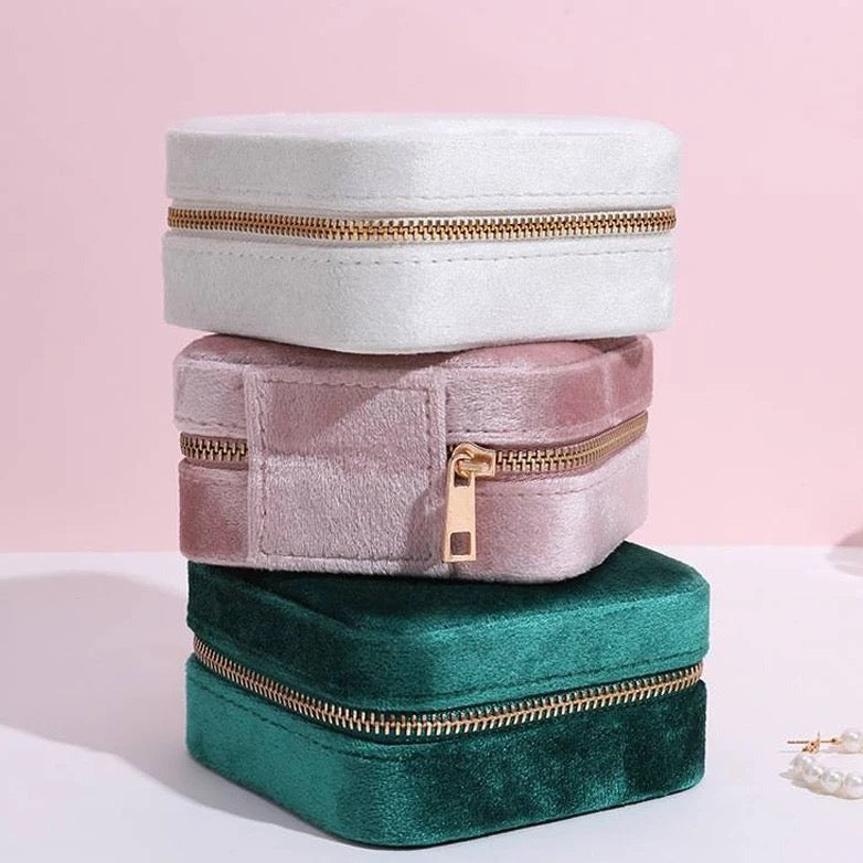 Mini Luxe Velvet Travel case – SHEERLUXE - Luxury for Everyday